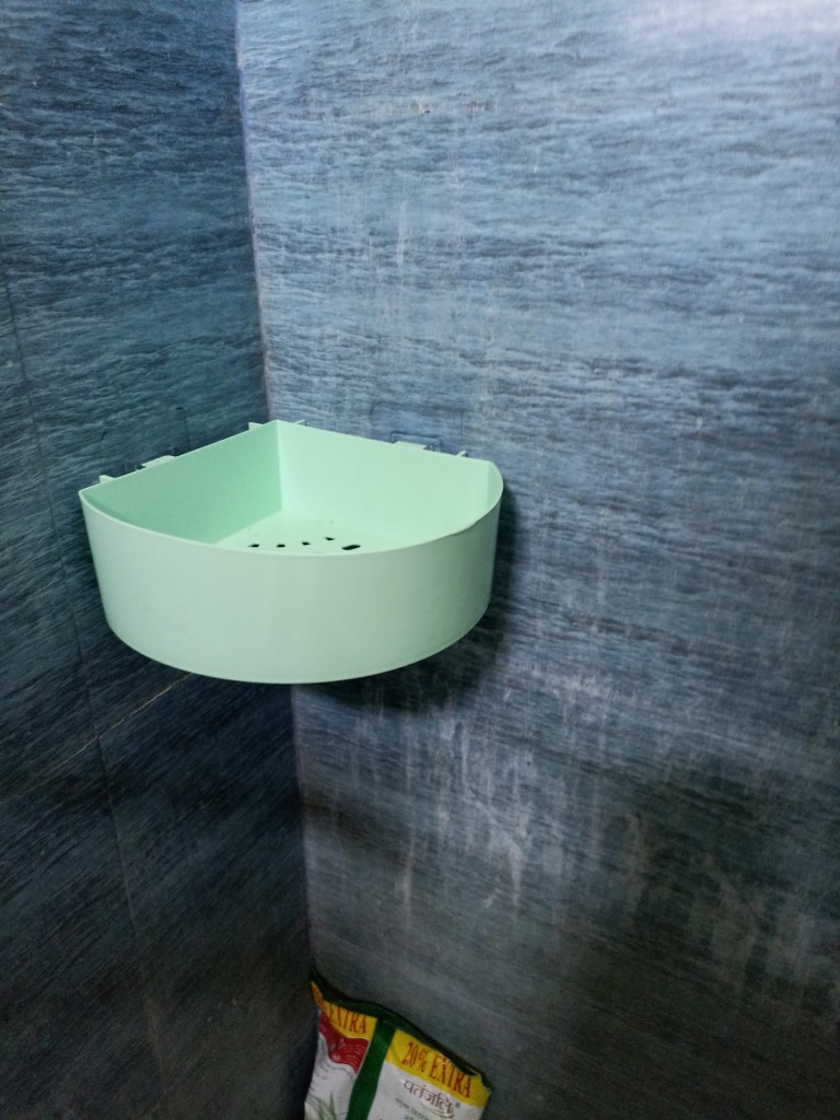 Holder Corner Storage Rack Shampoo Organizer Bathroom Shelf Up To 3Kg ...