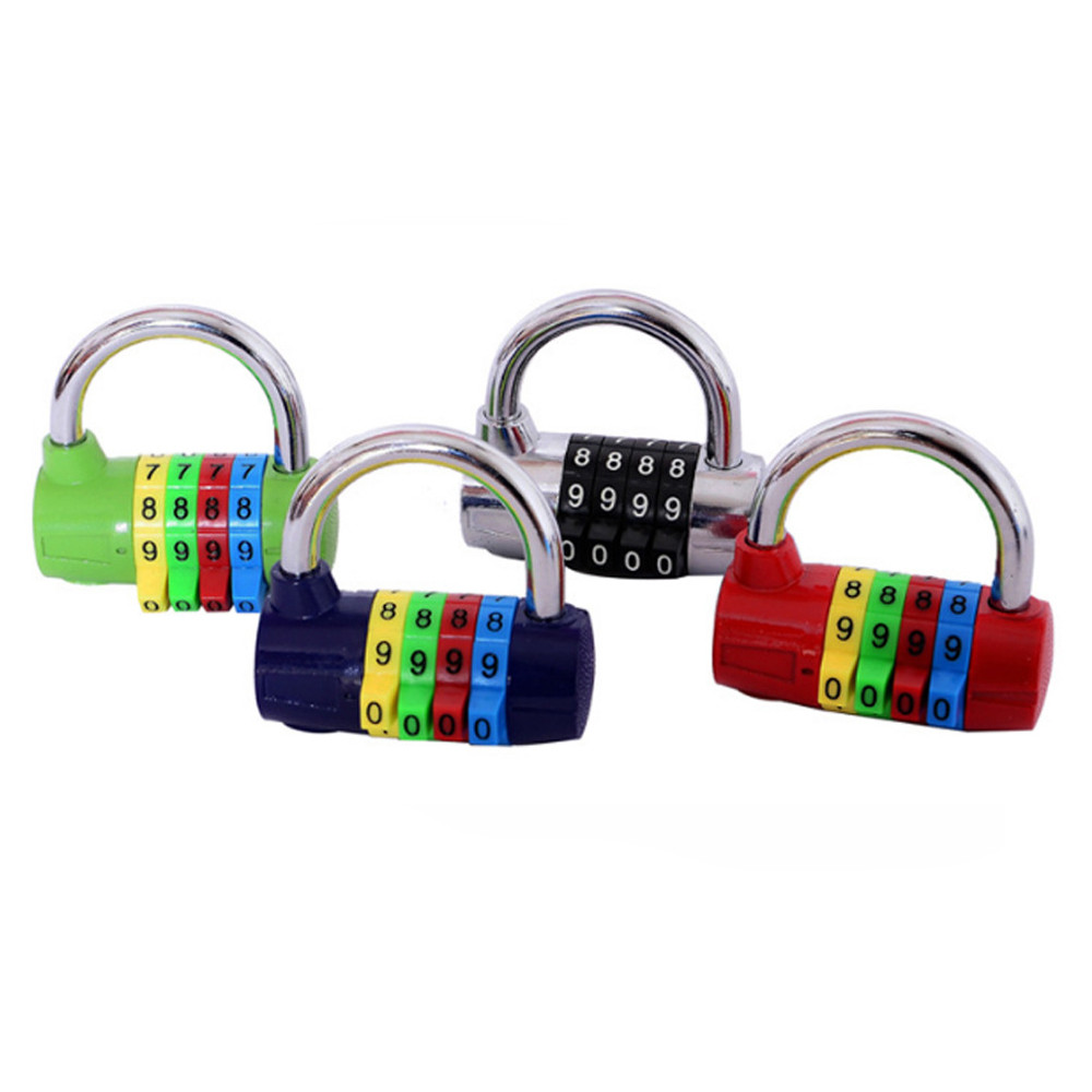 Compact Combination padlock Resettable Lightweight Stainless steel ...