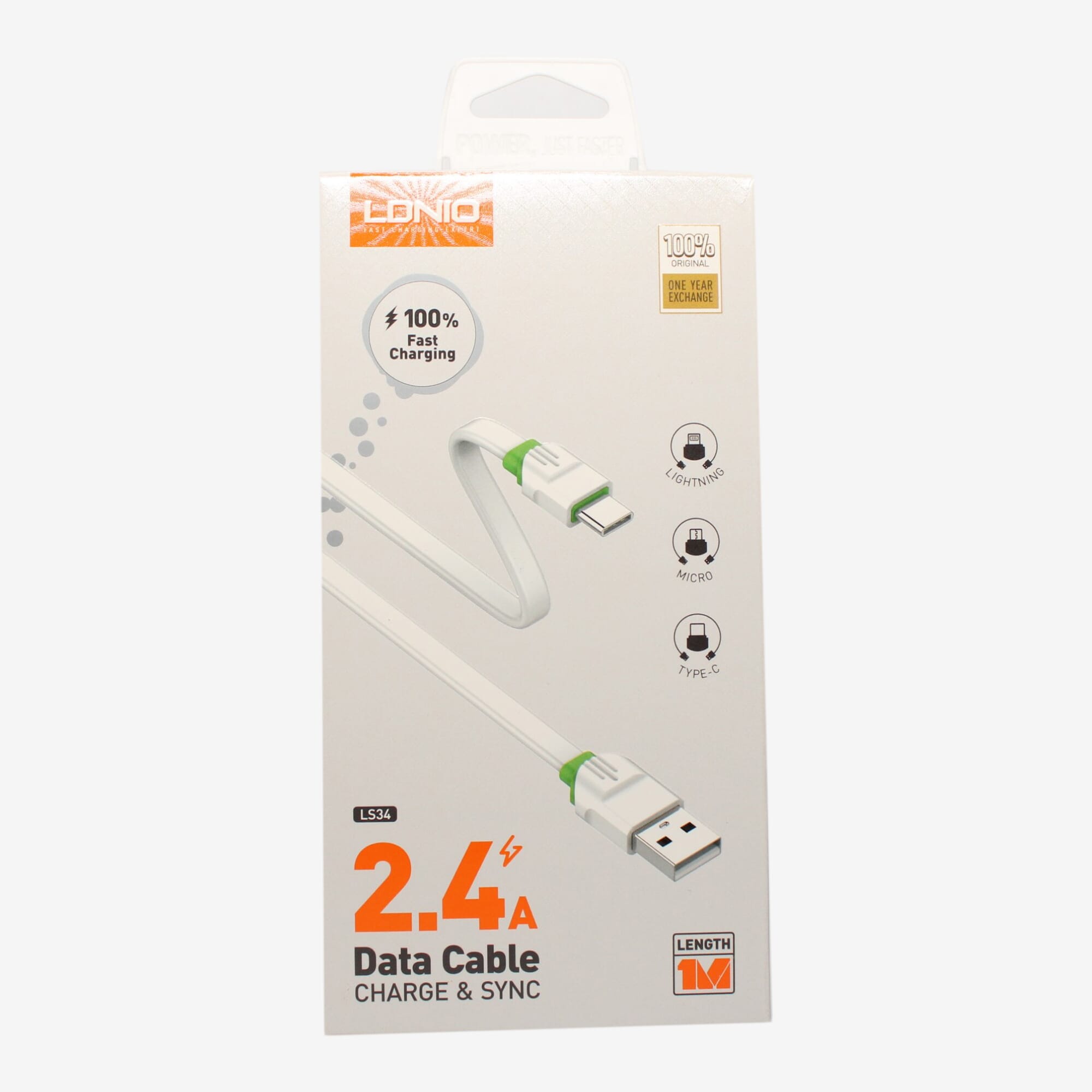 Ldnio Type C Data Cable 2.4A LS34 | Daraz.com.np