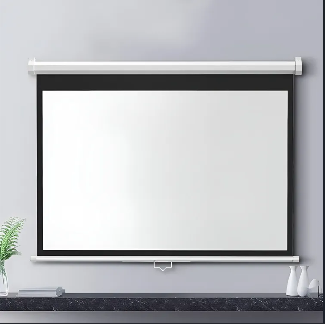 X-Lab Projector Screen Manual Wall Mount XPSWM-84 Diagonal (FL: 70 in ...