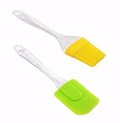 Multipurpose Silicone Spatula Oil Brush 2 pcs. | Food Safe Multi Use ...