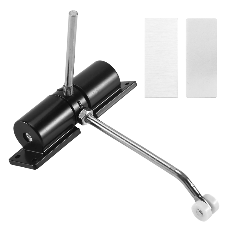 Household Black Belt Wheel Adjustable Zinc Alloy Spring Door Closer ...