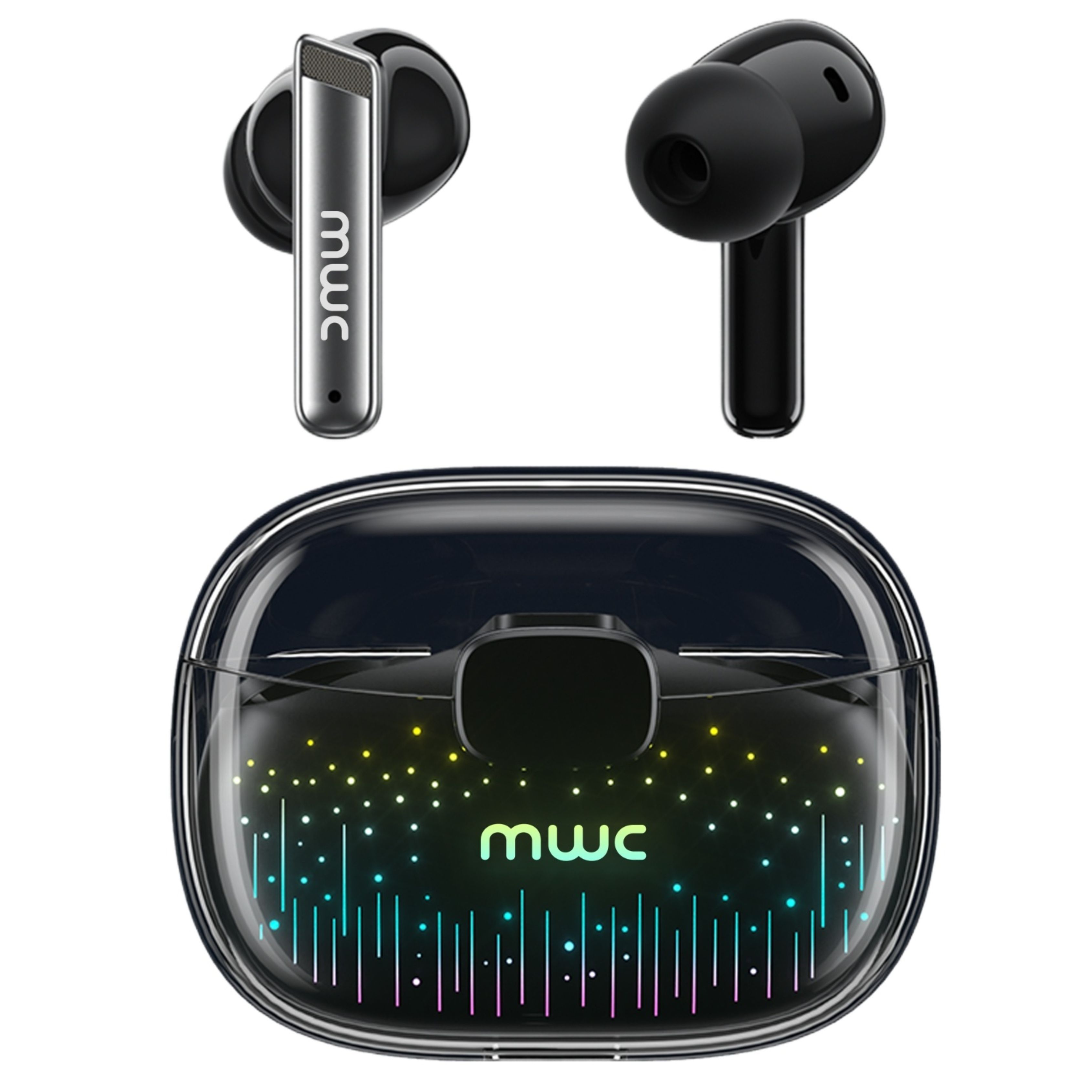 MWC EarPods Pro (MT999) | Bluetooth 5.4 Premium TWS | ANC & ENC (4 mics) | 10mm Driver | RGB ...