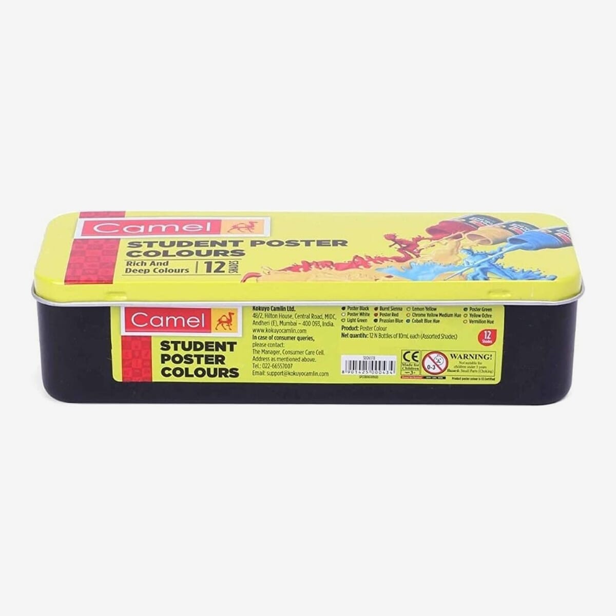 Camel Student Poster Color Set -12 Shades, 10ml each | Daraz.com.np