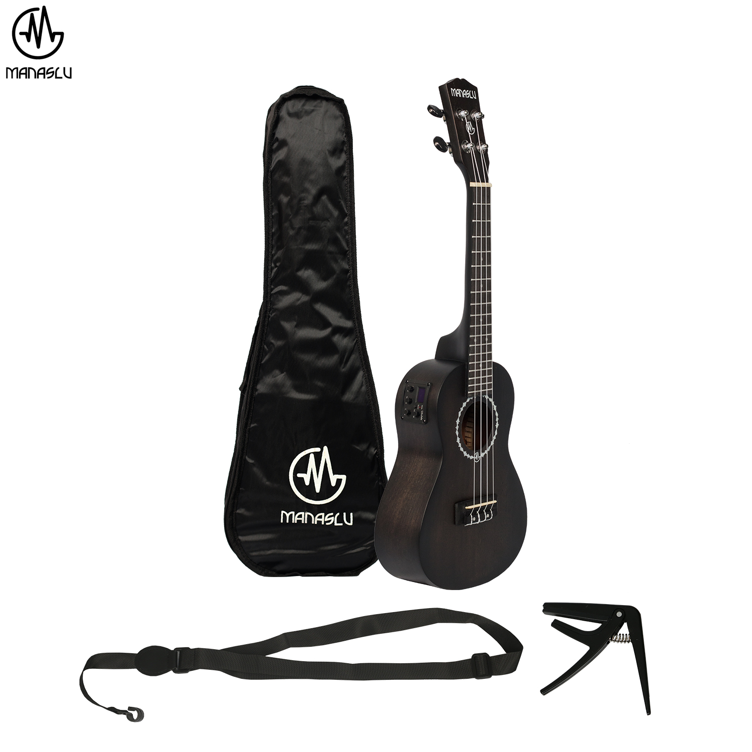 Manaslu Danfe 24 Inch Concert EQ Ukulele With Package | Daraz.com.np