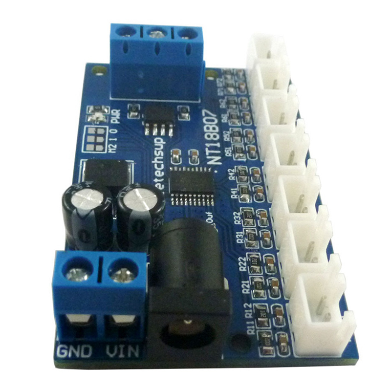 5X 7 Channel RS485 Temperature Sensor Measurement MODBUS RTU Paperless ...