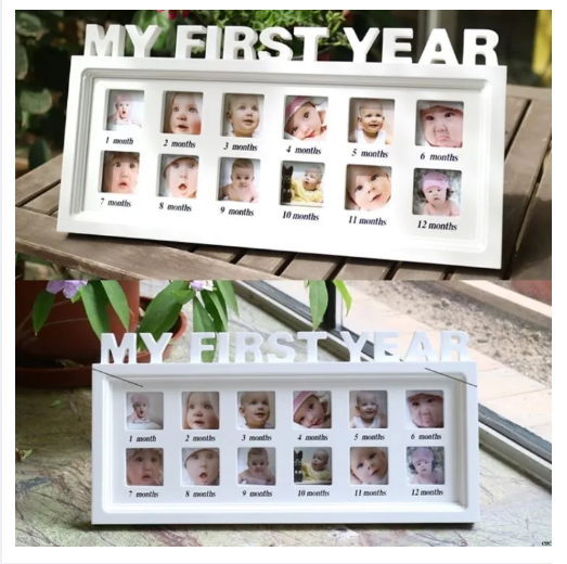 My First Year Baby 12 Month Photo Frame | Daraz.com.np