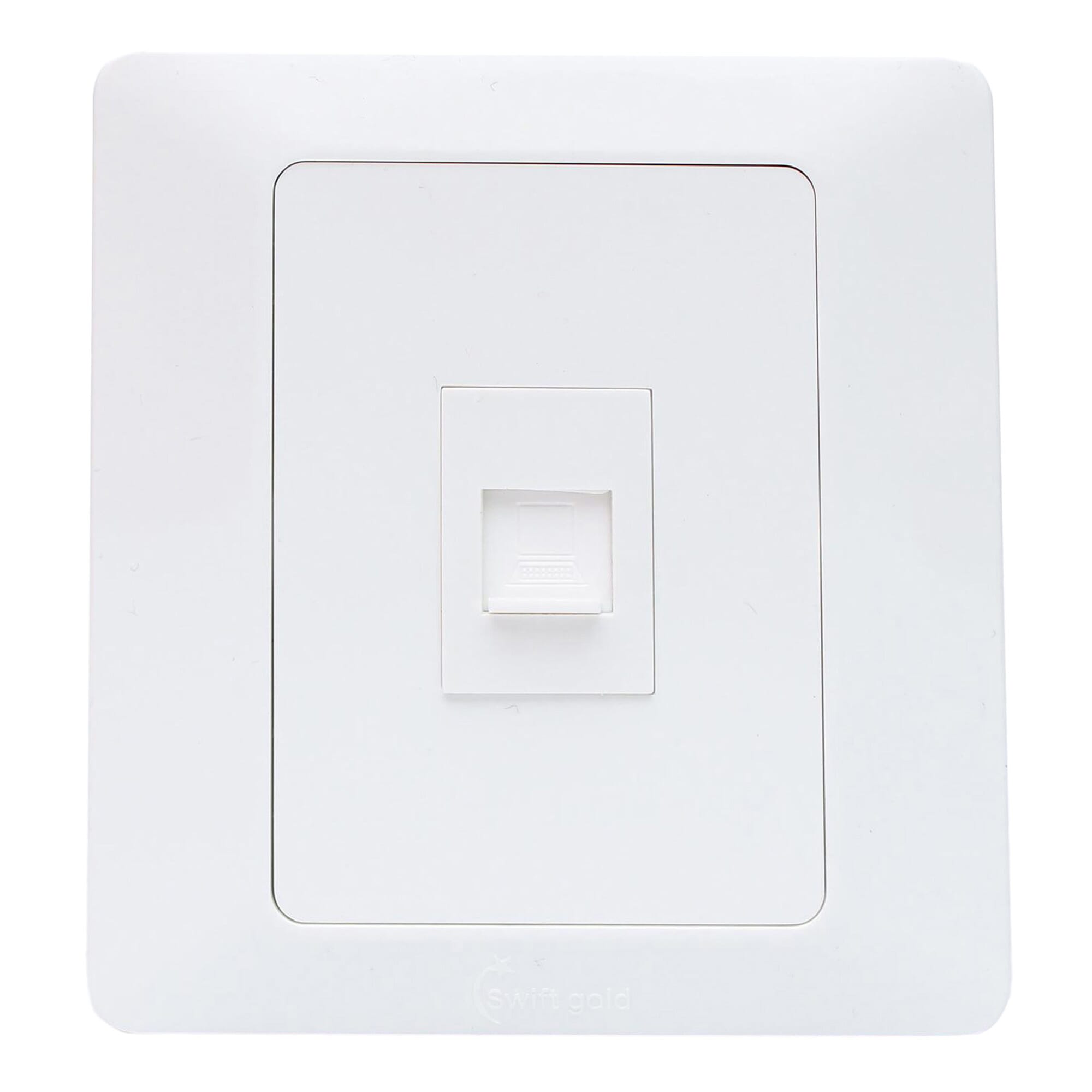 Computer Lan Socket RJ45 Socket 3*3 White | Daraz.com.np
