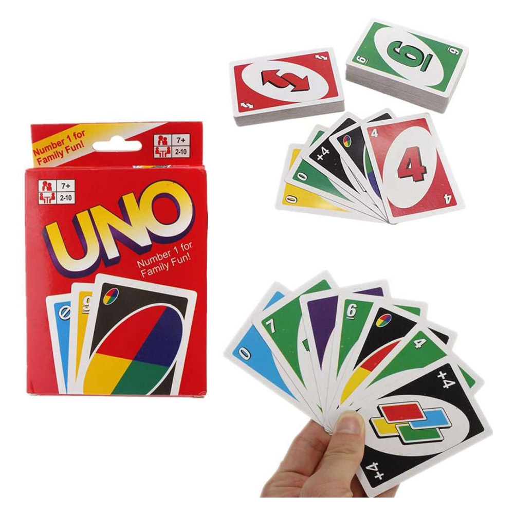 UNO The Classic Playing Card Game | Travel Friendly UNO Classic Card ...
