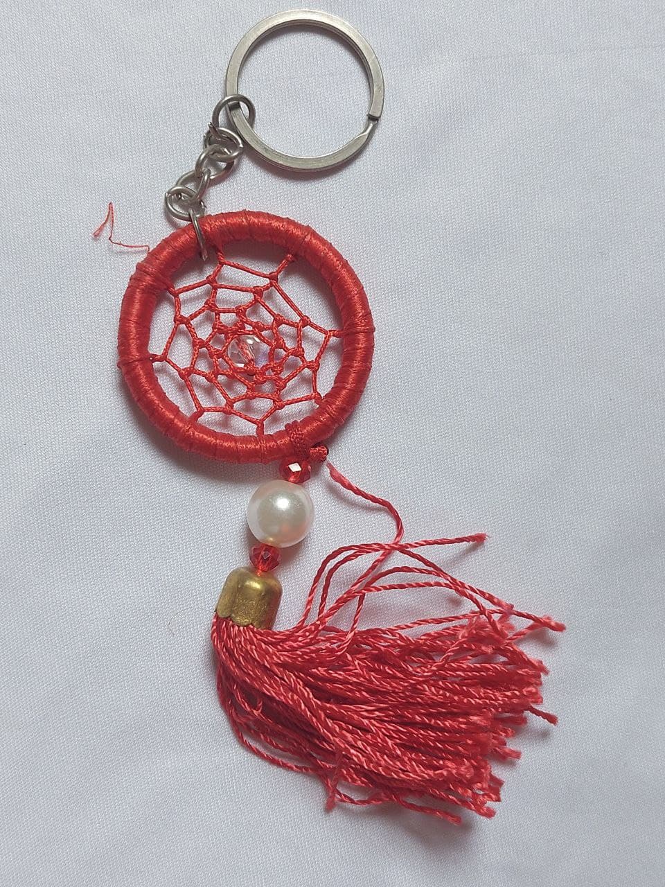 Red Color Nepali Dream Catcher Keyring | Daraz.com.np
