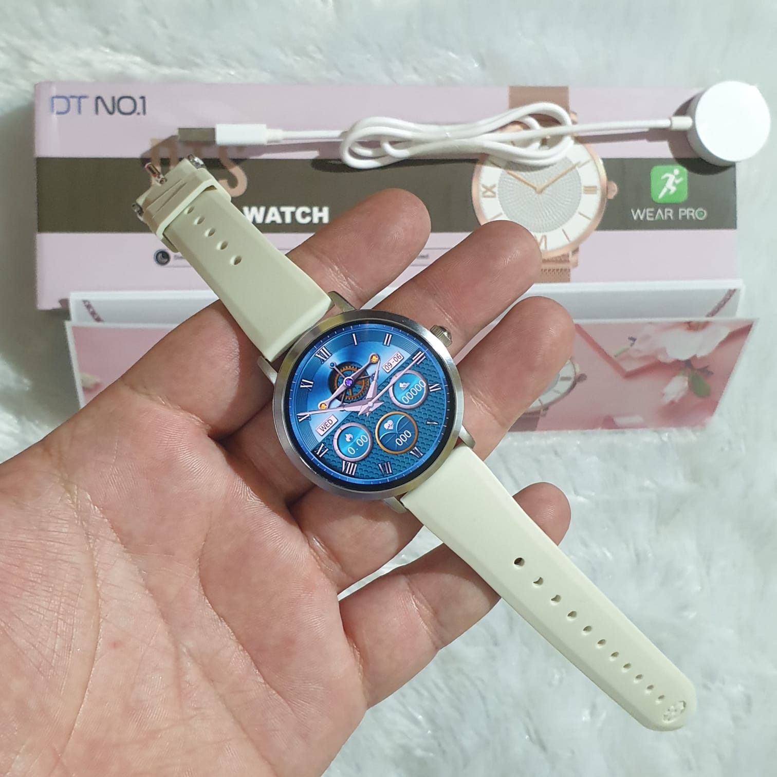 1.30" AMOLED Display DTS Smartwatch for Women with Bluetooth Calling ...