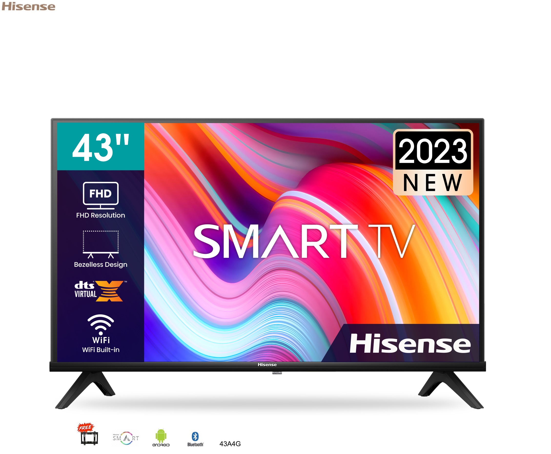 Hisense 43A4G 43" Full HD Android Smart Led Tv | Daraz.com.np