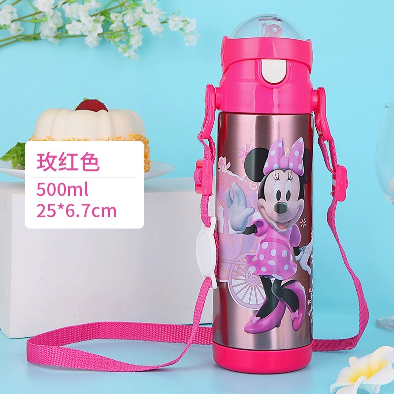 Insulated Stainless Steel Bottle Flask Water Bottle for Kids Boys Girls ...