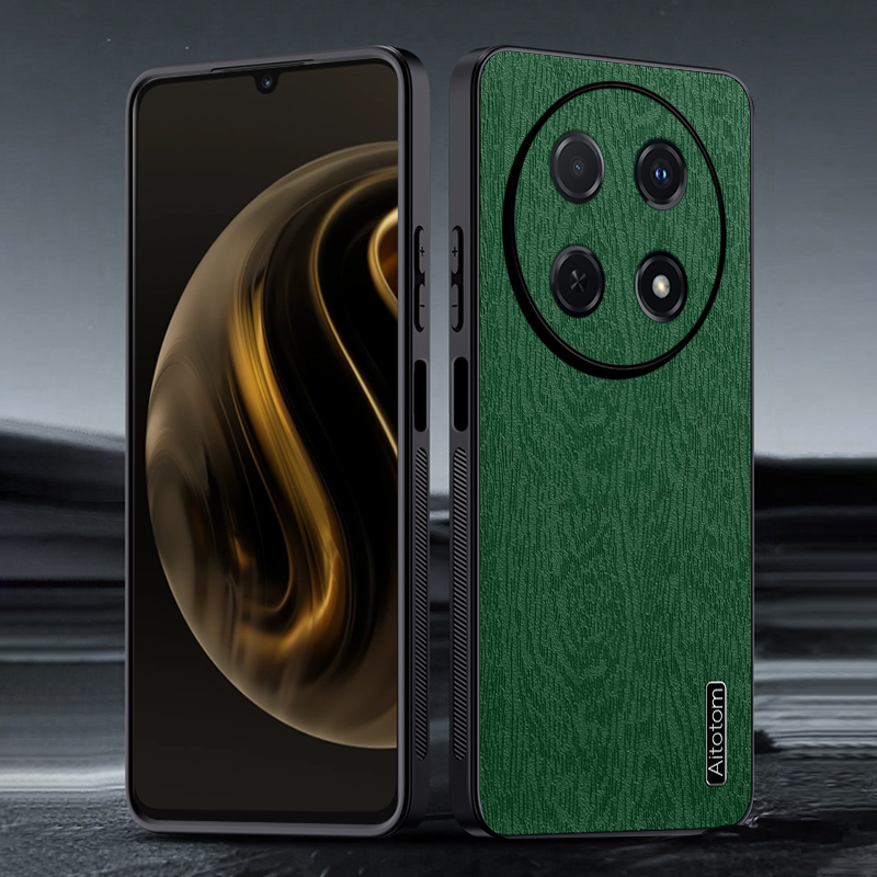 Vantime for Huawei nova 12i Case Wood Texture Pattern Hard Casing ...