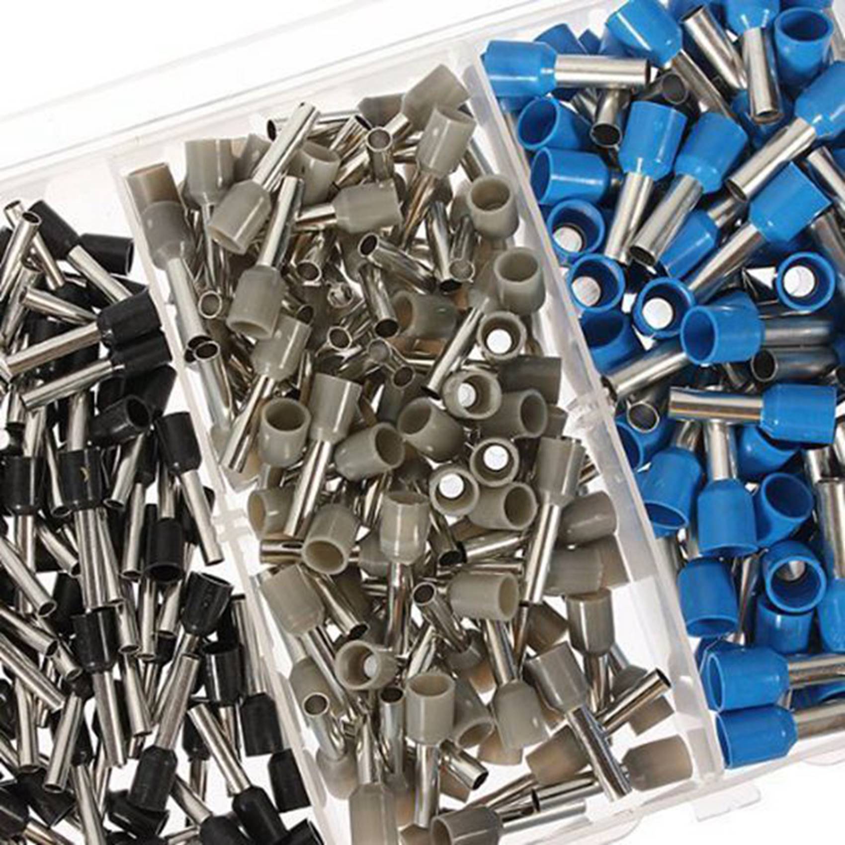 1600 PCS Ferrules Kit, Wire Ferrules Crimp Connector, Insulated Cord ...