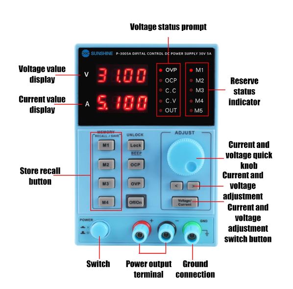 Sunshine 30Volt 5A Power Supply | Daraz.com.np
