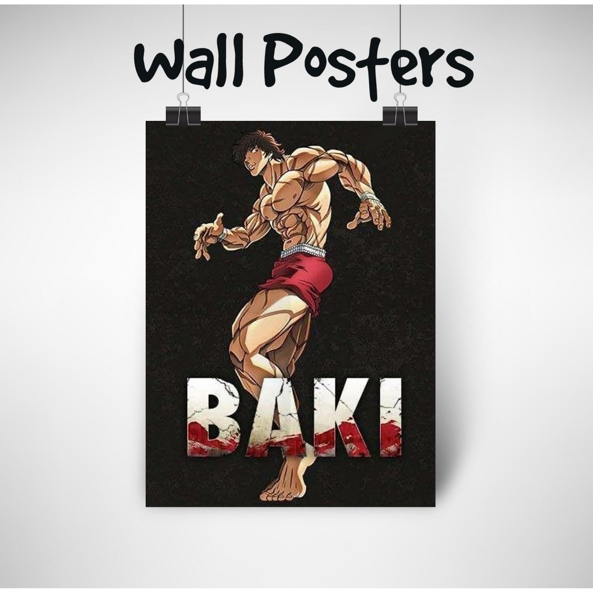 Baki Hanma Wall Poster |Exclusive Release | Wall Posters to Decor your ...