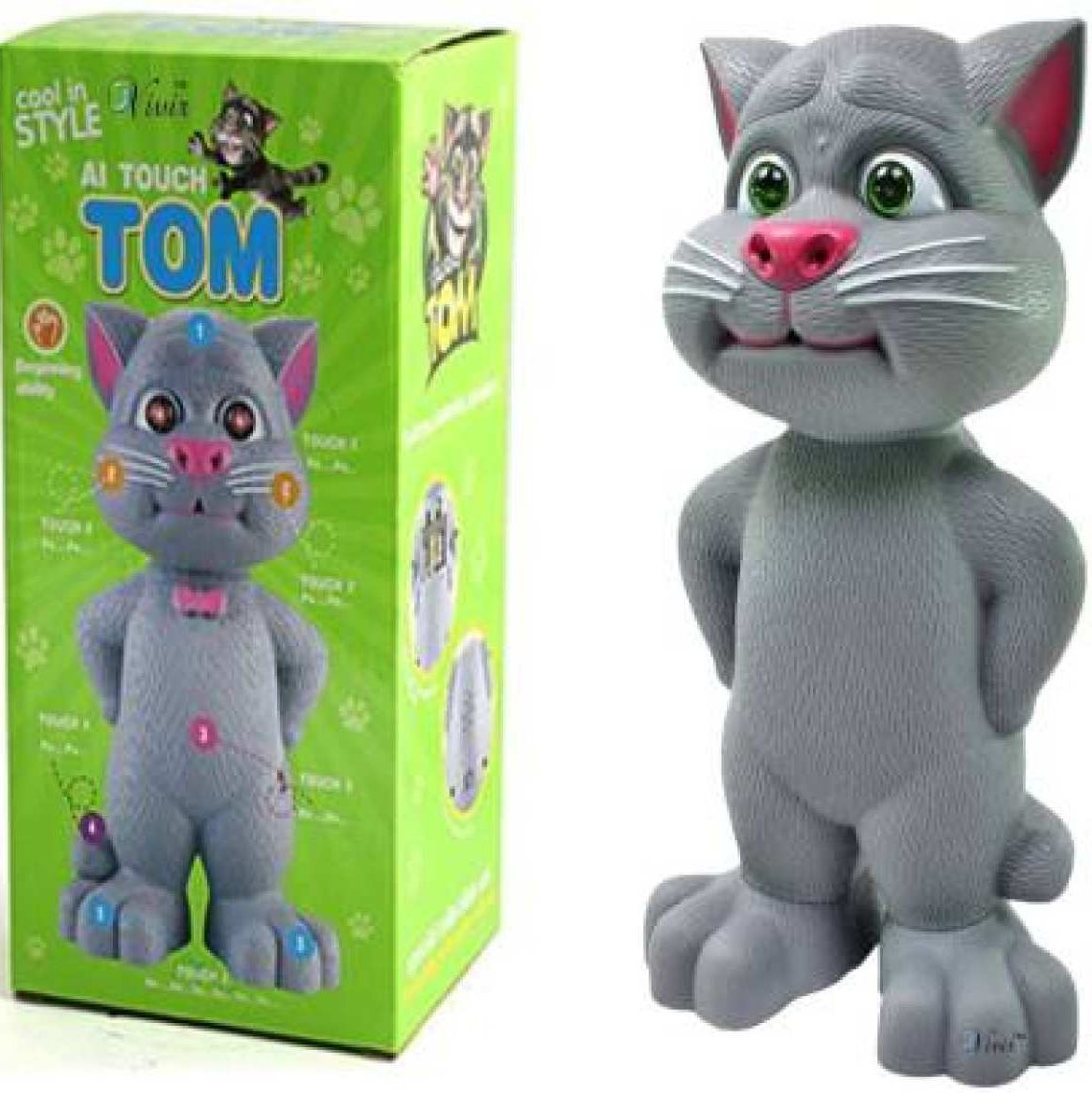 Talking Tom Cat Talk Back Toy For Kids Fun Gifts For Children | Daraz ...