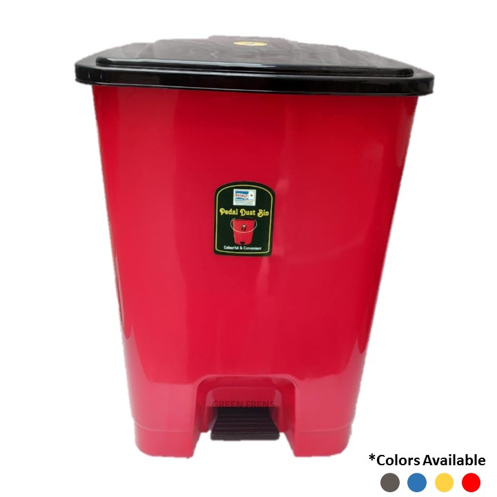 Plastic Square Super Strong Pedal Dustbin 25 Litre | Daraz.com.np