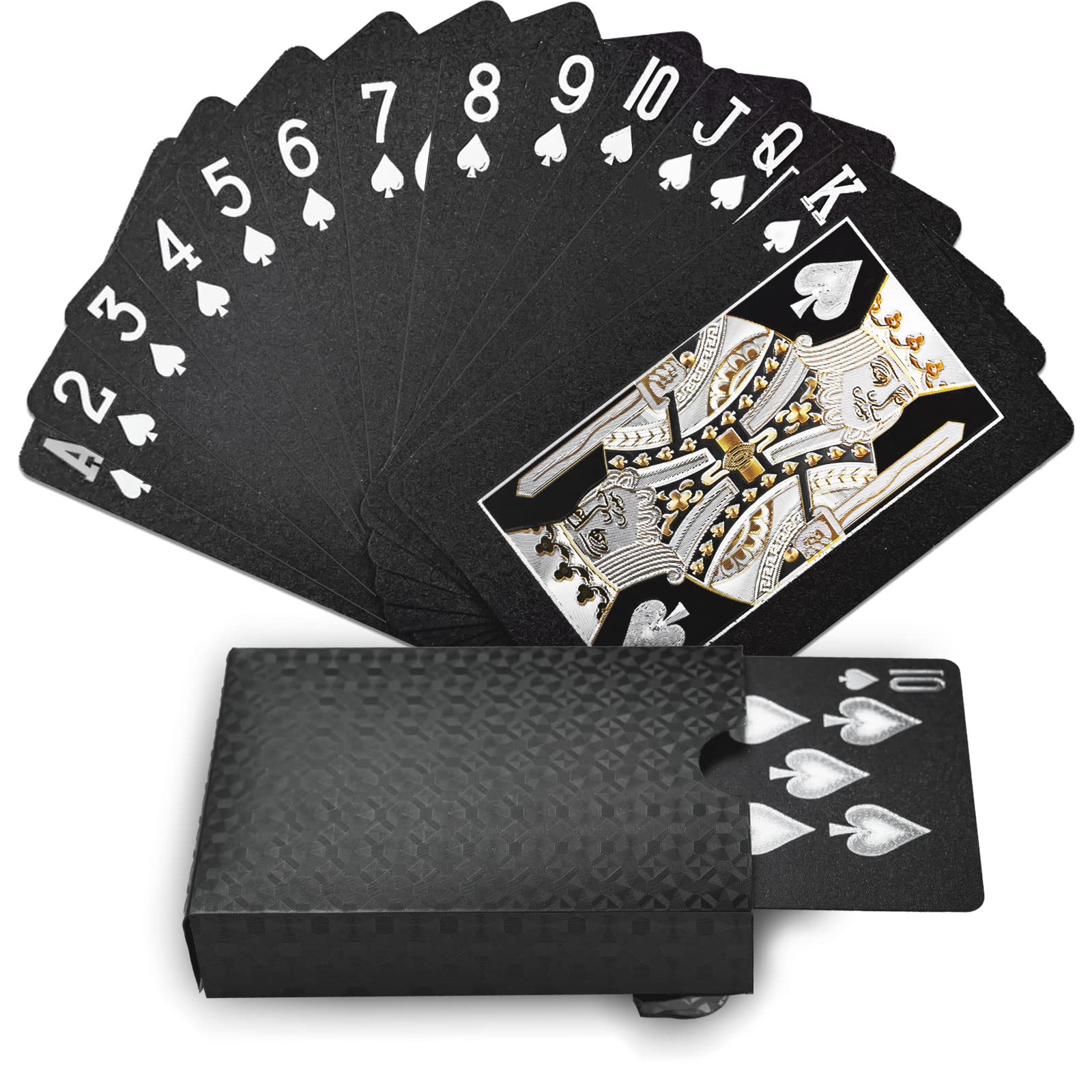Waterproof Playing Cards With Attractive Box, Family Game Party (Golden ...
