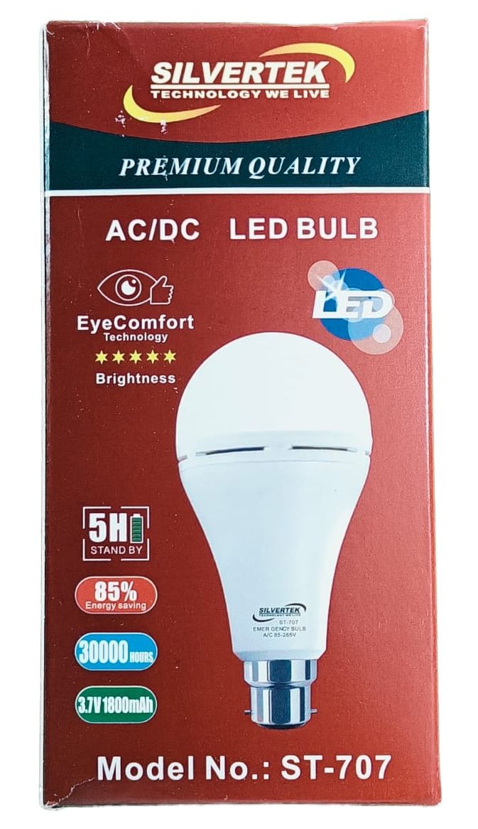 Silvertek Rechargeable Bulb 5W to 30W | AC & DC Light | Long hours ...