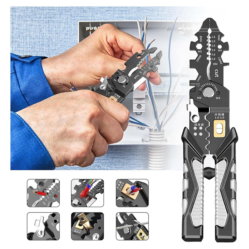 1 Piece 25-In-1 Multifunction Wire Strippers Electeical Wire Stripper ...