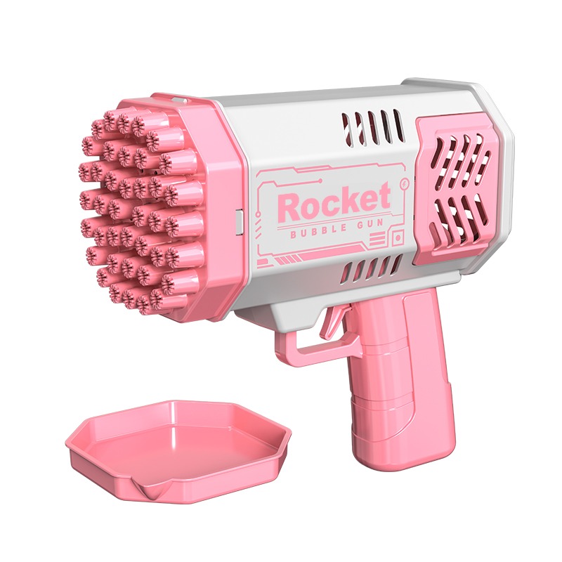 One Pack Of Children's 40 Holes Rocket Launcher Handheld Portable ...