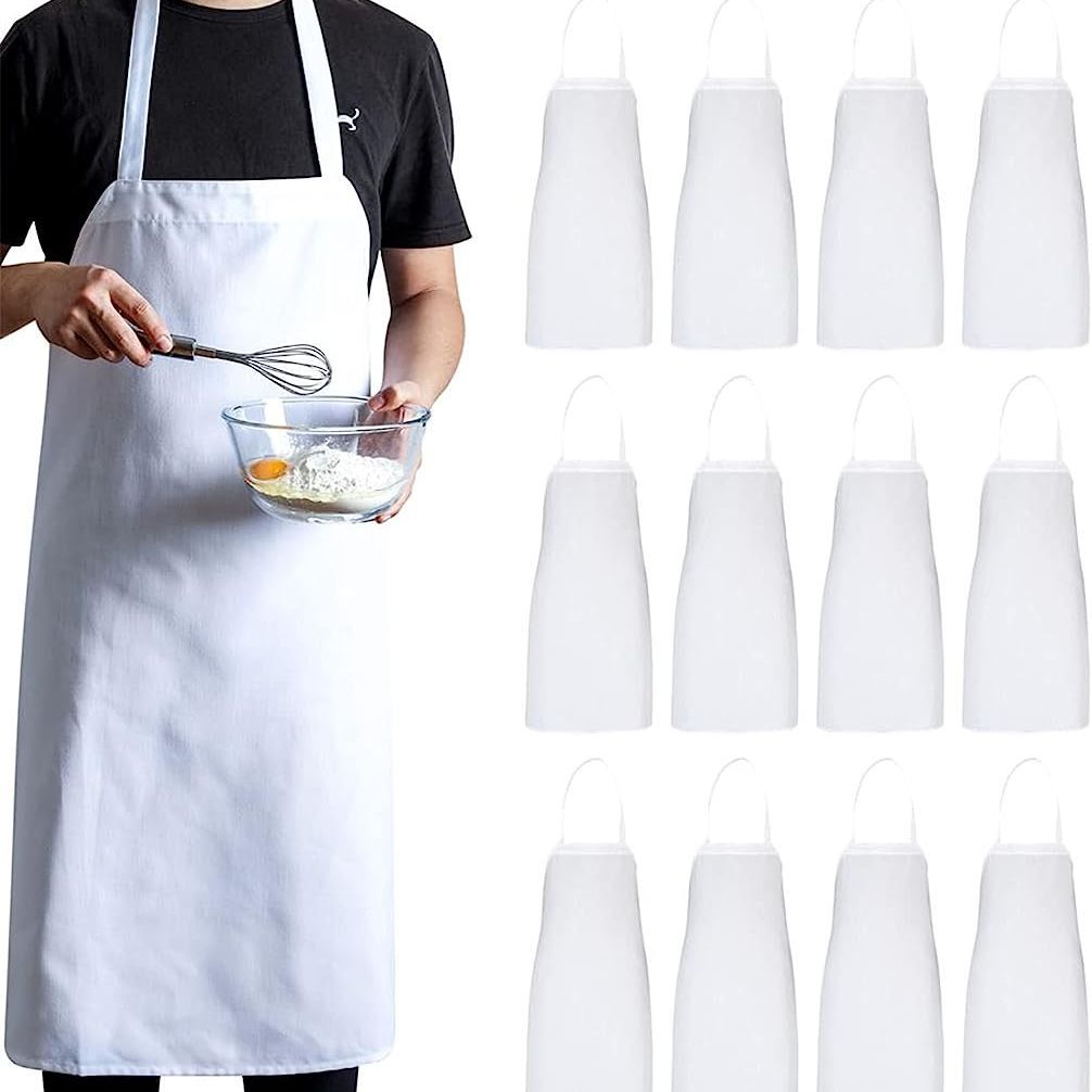Plain White Cotton Apron | Daraz.com.np