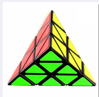 Pyramid Cube 3x3 Speed Triangle Pyraminx Puzzle Cube | Daraz.com.np