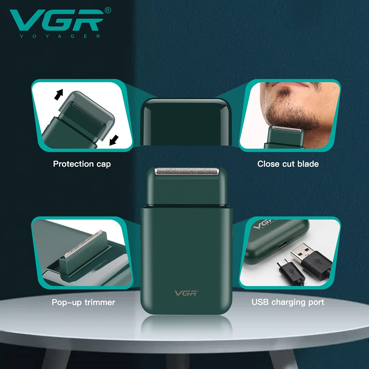 VGR V-390 Mini Professional Men's Shaver | Daraz.com.np