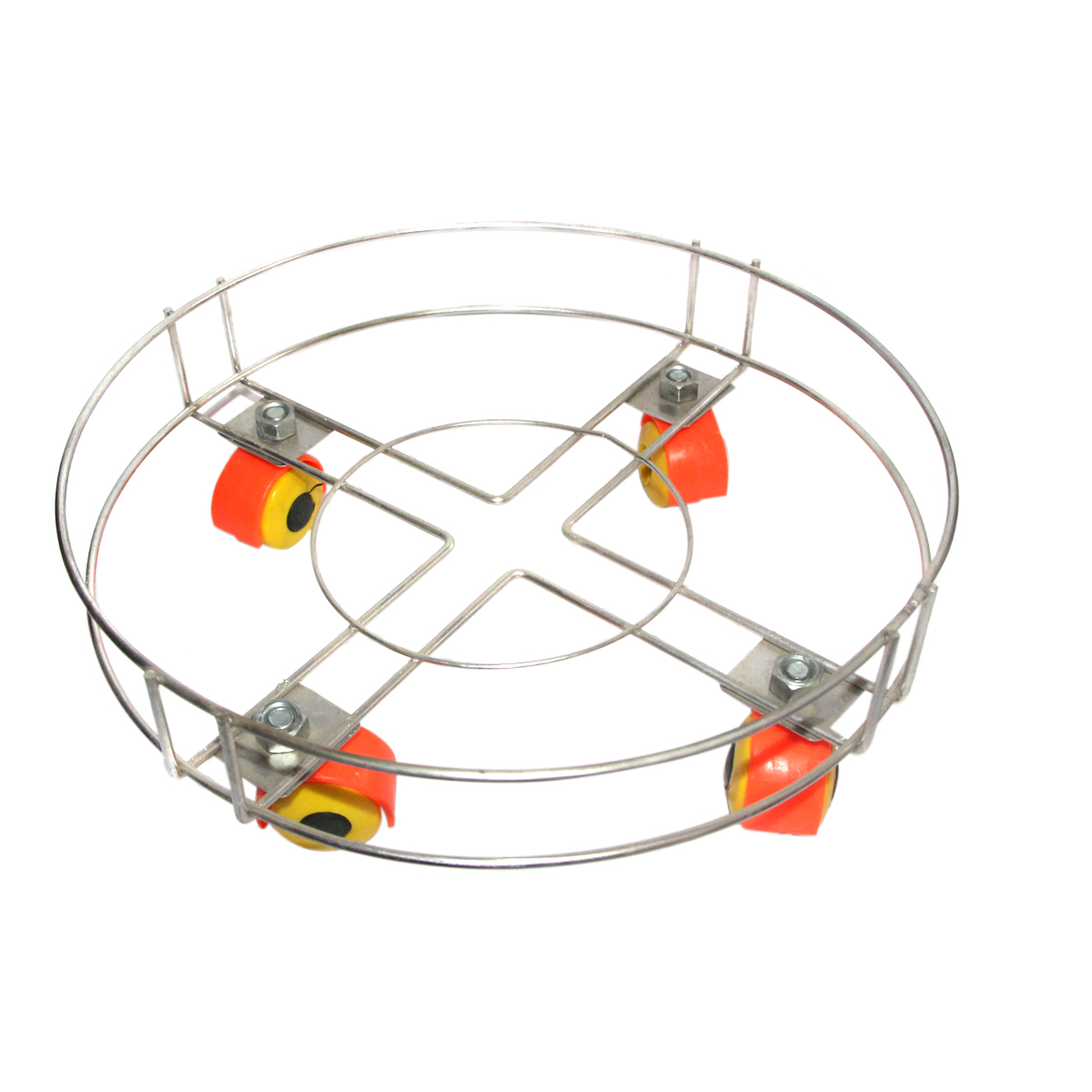 Heavy Metal Heavy Duty Gas Cylinder Trolley With Wheel Stand | Daraz.com.np