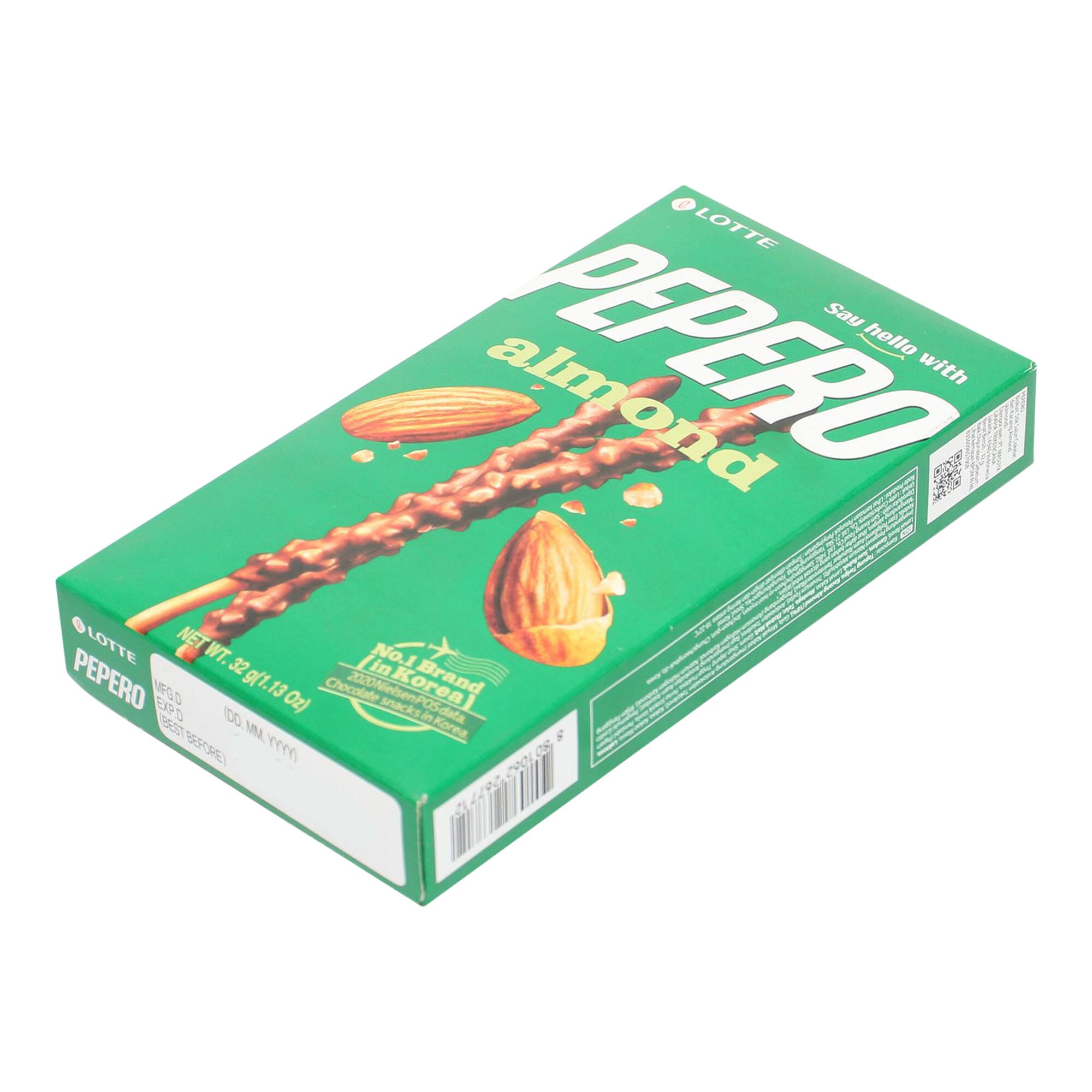 Lotte Pepero Almond Chocolate super Biscuit Sticks