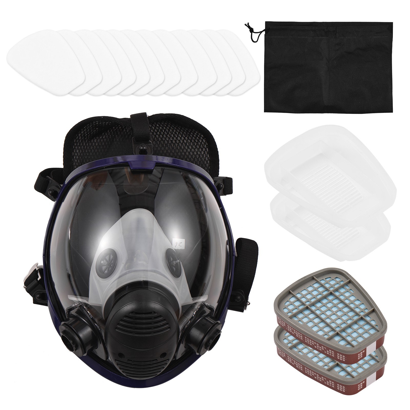 Full face protection for chemical praying of gas masks | Daraz.com.np