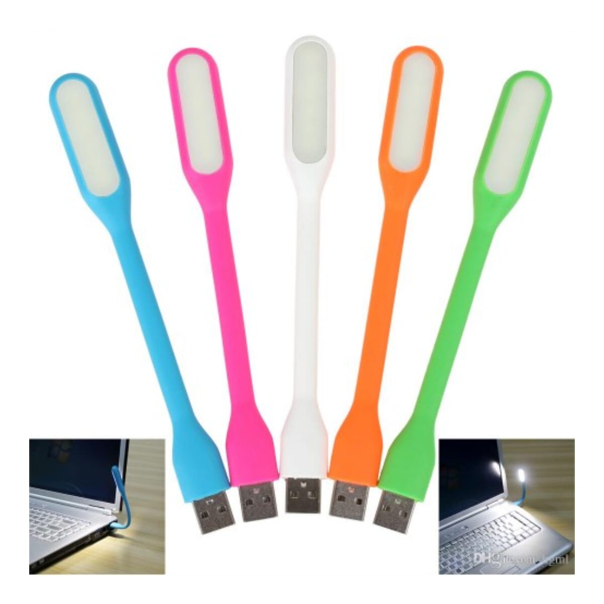 5pcs Mini Bendable USB LED Lamp Portable Keyboard USB Light | Daraz.com.np