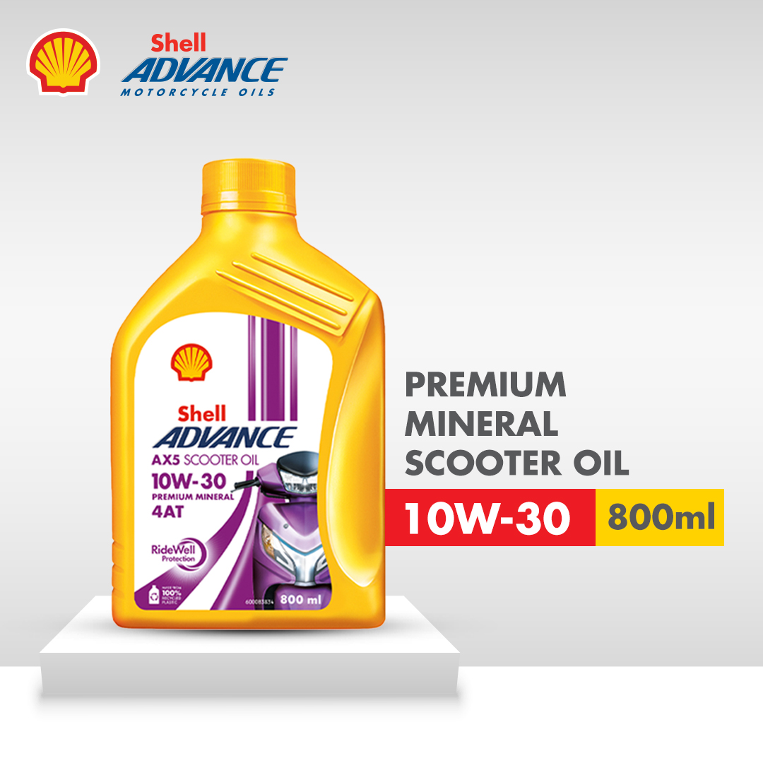 Shell Advance AX5 10W 30 SL/MB / Scooter Oil - 800ml | Daraz.com.np