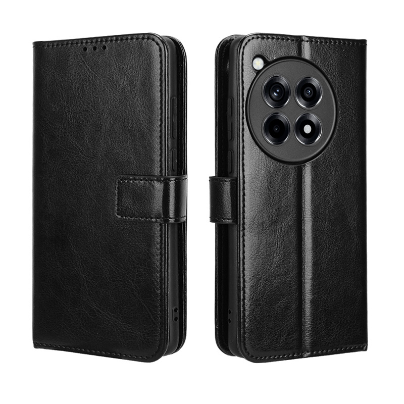Vantime for OnePlus 12R 5G Classic Faux Leather Wallet Case Card Slot ...