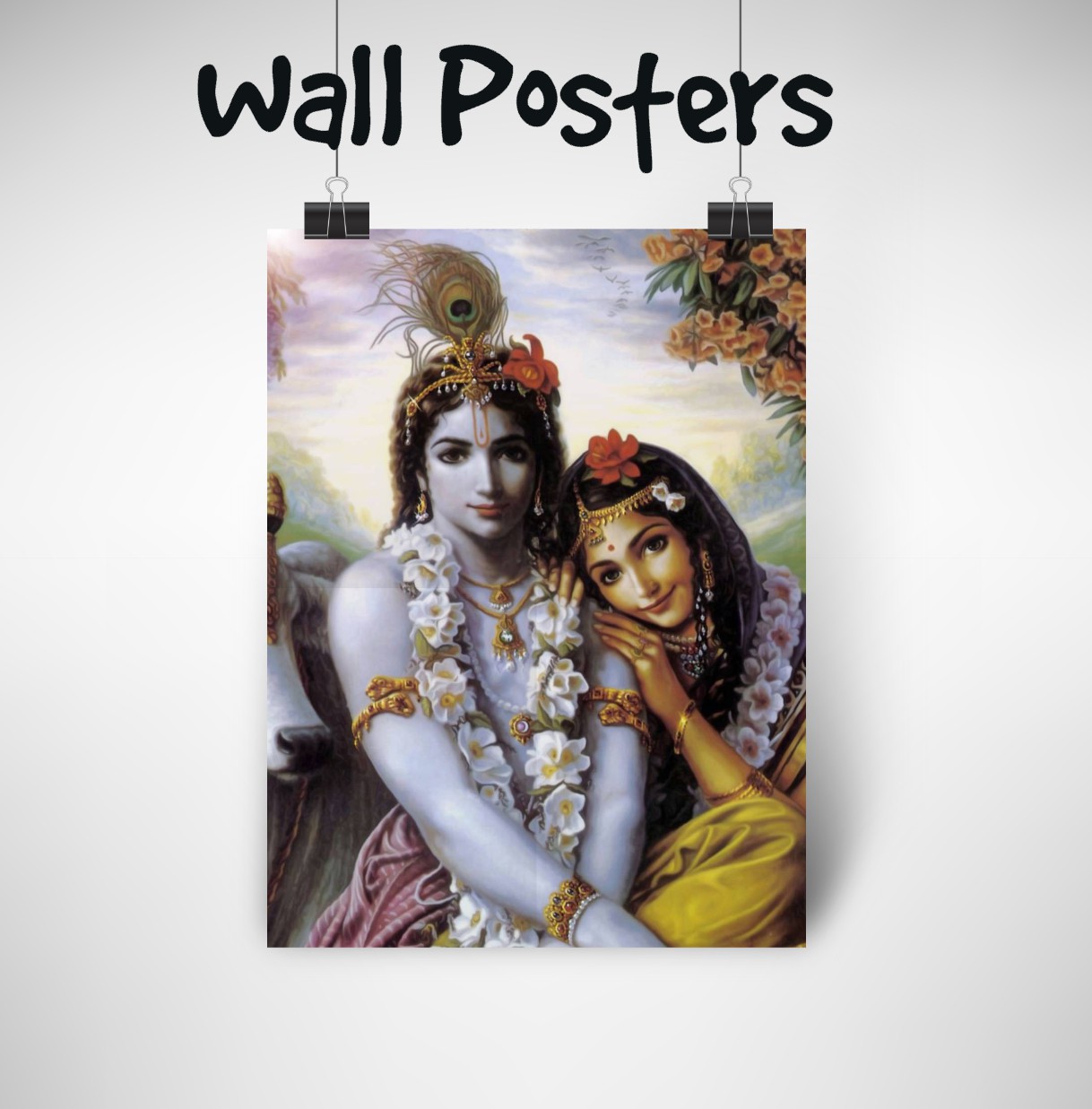 Lord Krishna And Radha | Exclusive Release | Wall Posters to Decor your ...