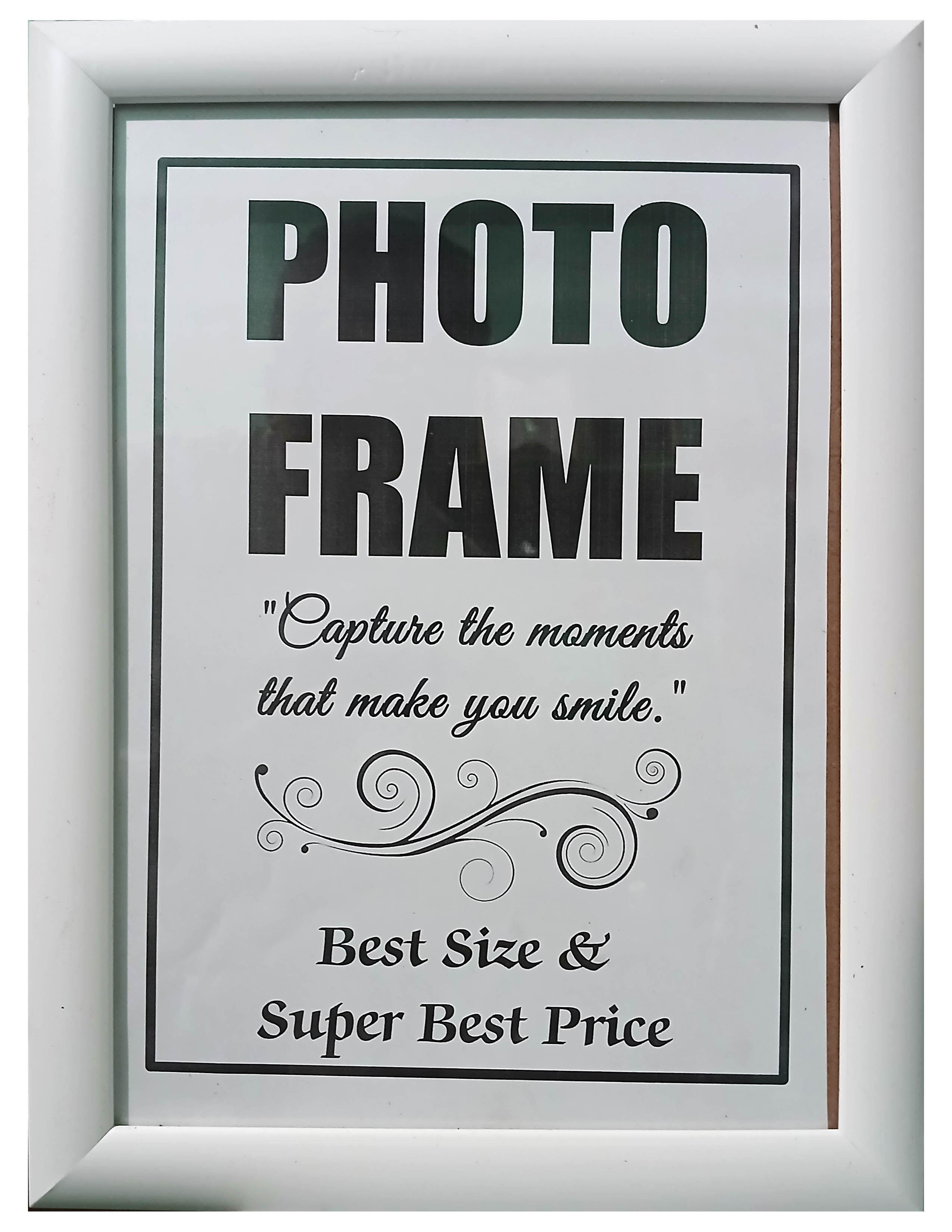 Unbreakable White Color Photo frame [Best frame for Home/Office or for ...