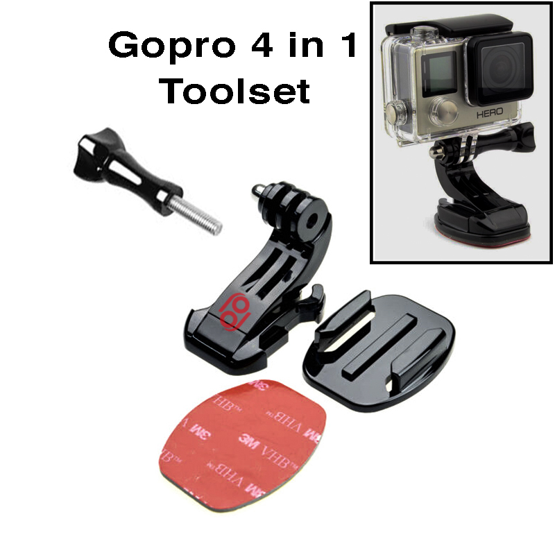 Gopro 4 In 1 Toolset Jhook Mount Buckle Clip Screw | Daraz.com.np