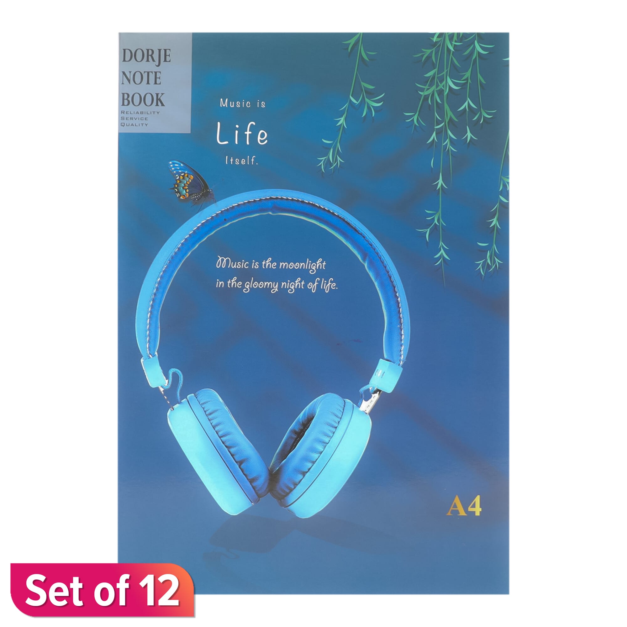 Dorje Note Book A4 Size Set Of 12 | Daraz.com.np