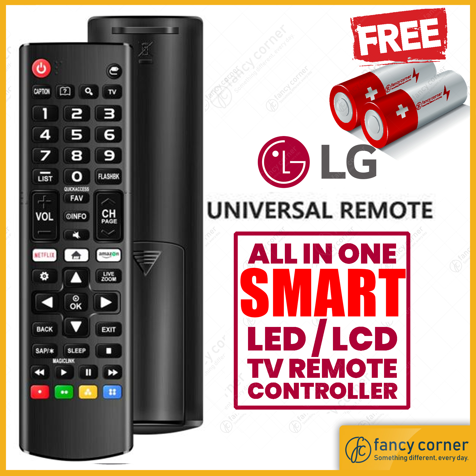 LG Smart Normal LCD / LED TV Remote Controller Free Batteries | Daraz ...