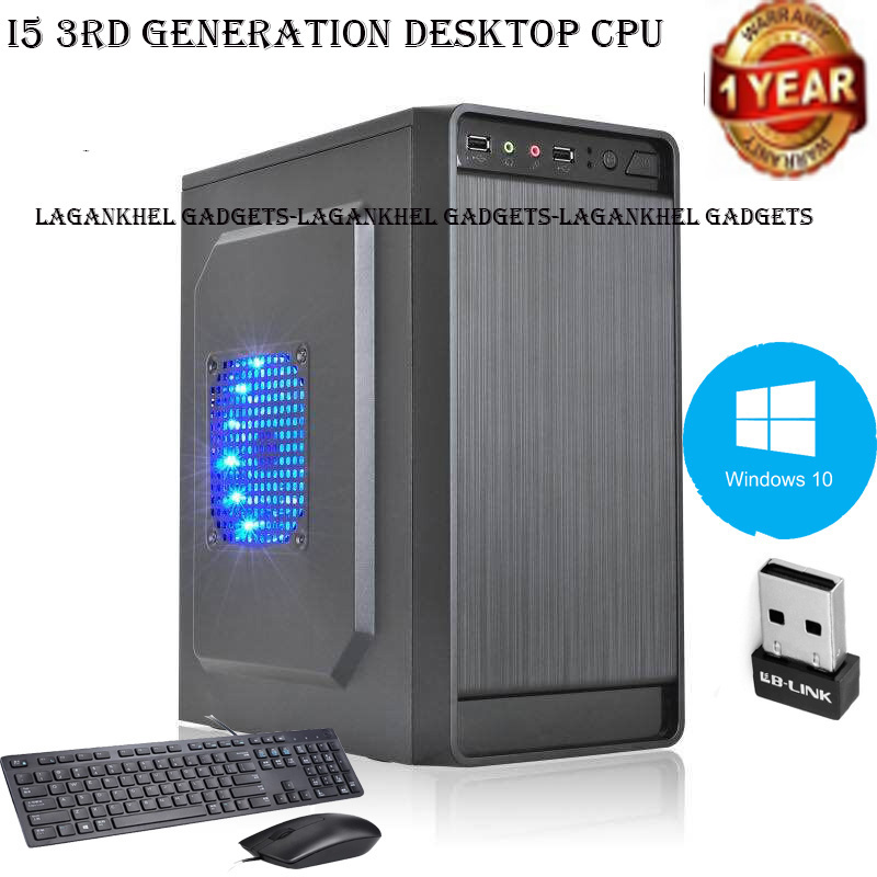 Wifi Desktop Computer CPU Assemble intel Core i5/ 4GB RAM/ 256GB SSD ...