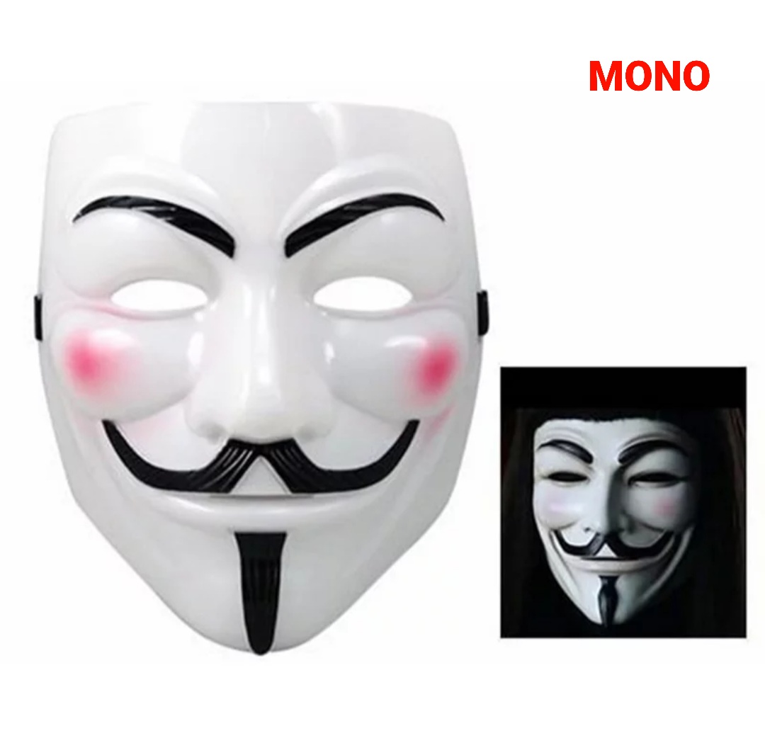 Plastic Anonymous Guy Cosplay Mask - 21.5 x 17.5cm | Daraz.com.np