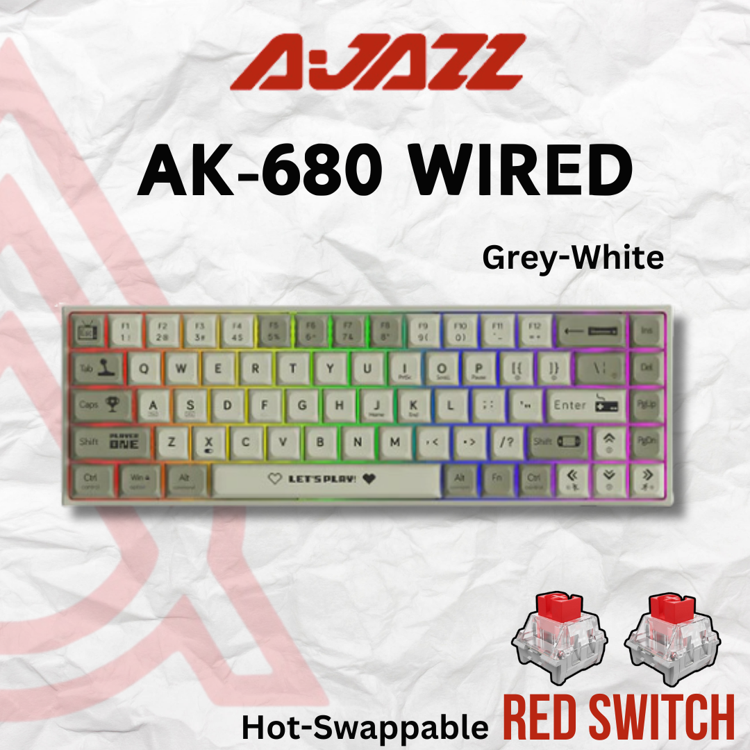 Ajazz AK680 Wired Gaming Keyboard | Daraz.com.np