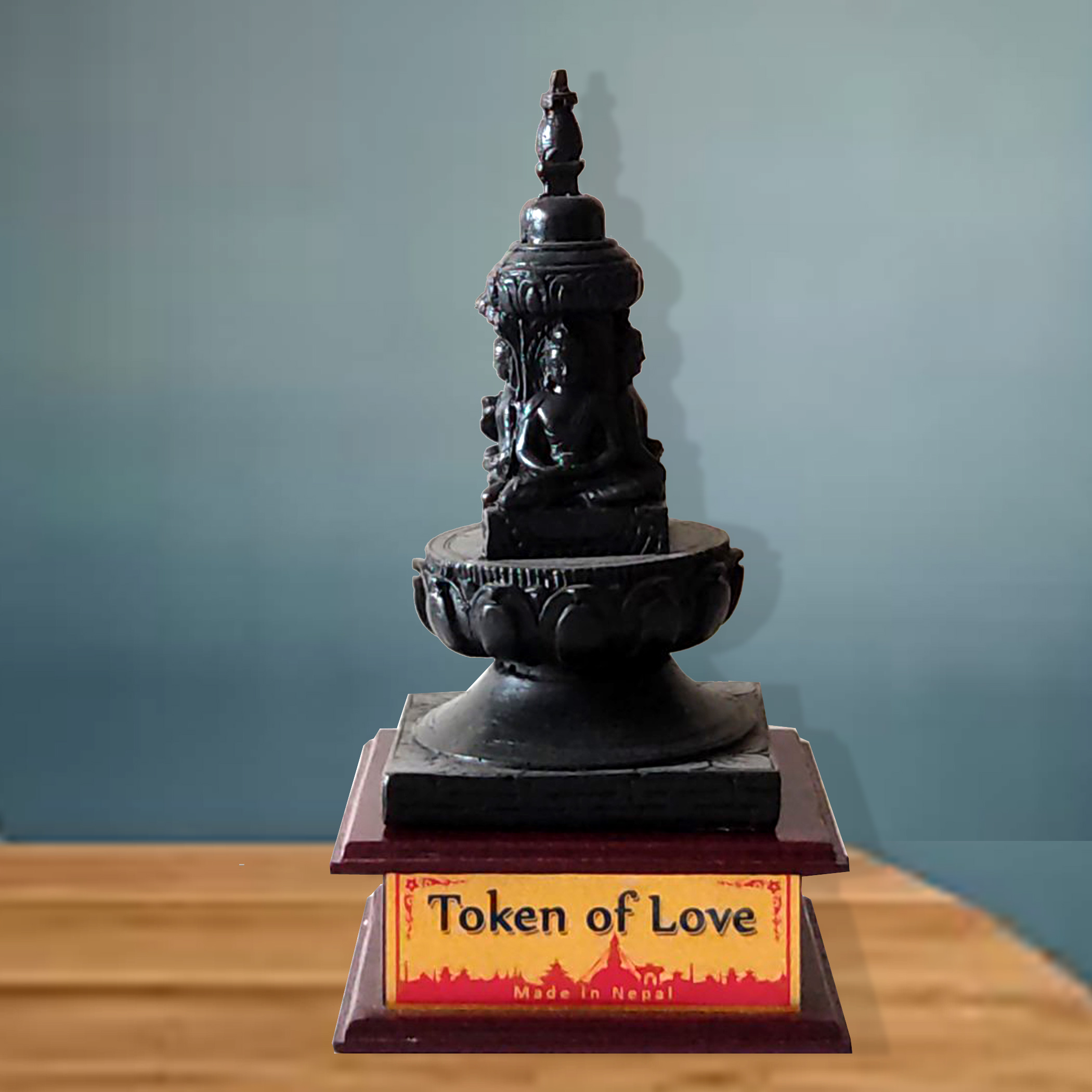 Buddhist Stupa Chaitya With Wood Stand | Daraz.com.np