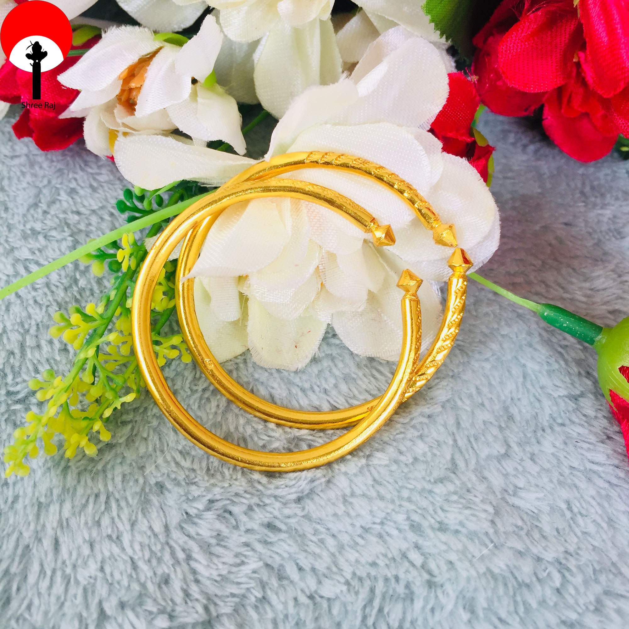 Gold Plated Panchadhatu Free Size Bala For Kids (Bundle of 2) | Daraz ...