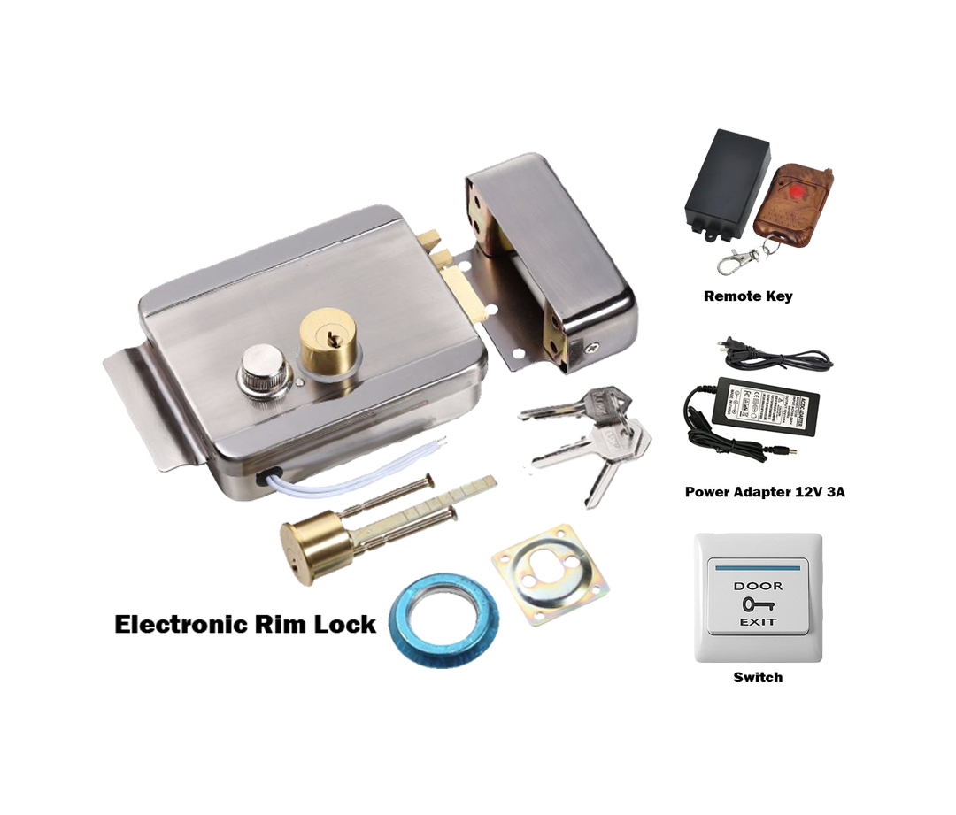 Electronic RIM Door Lock - Option 2 | Daraz.com.np