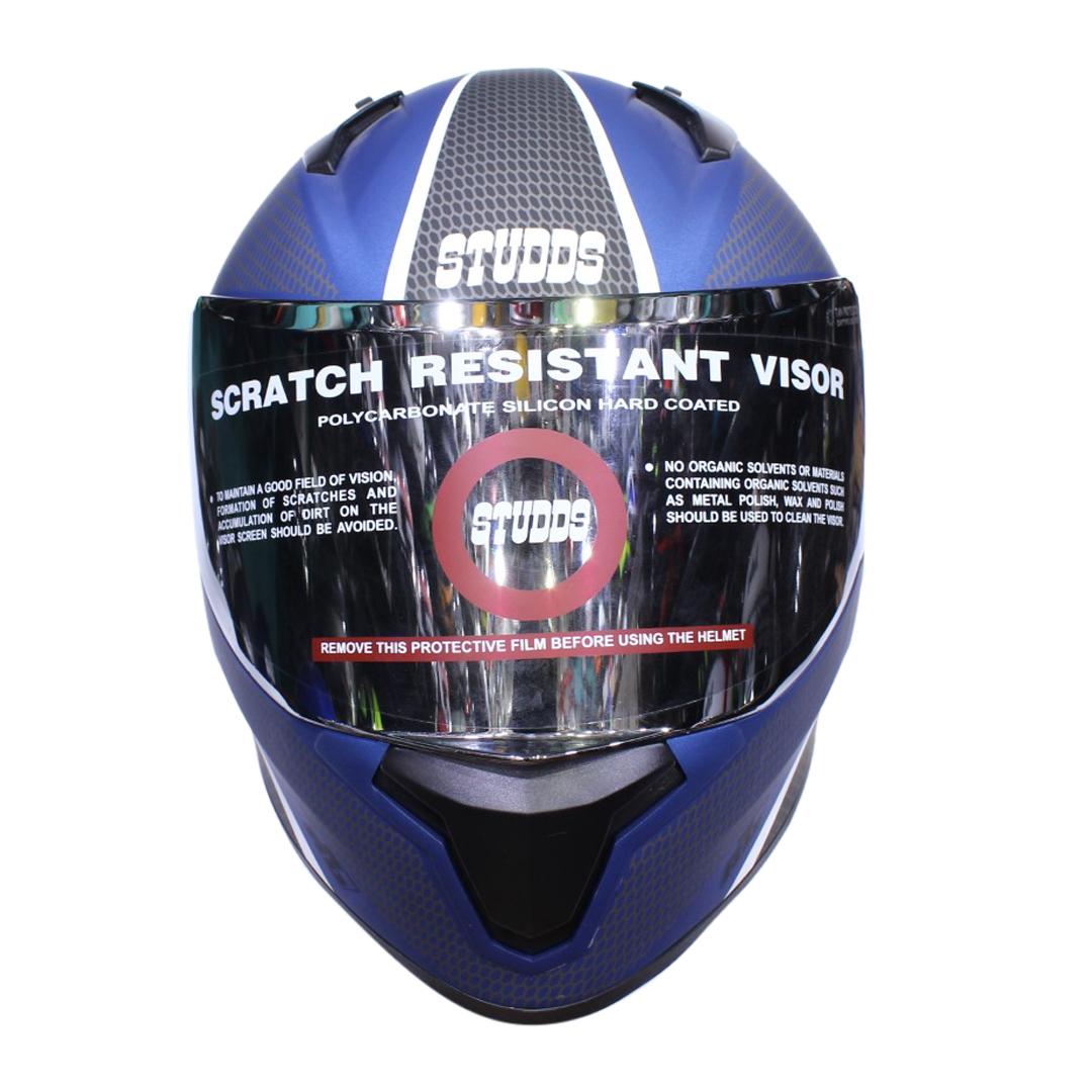 Studds Black/Blue Color Full Helmet | Daraz.com.np