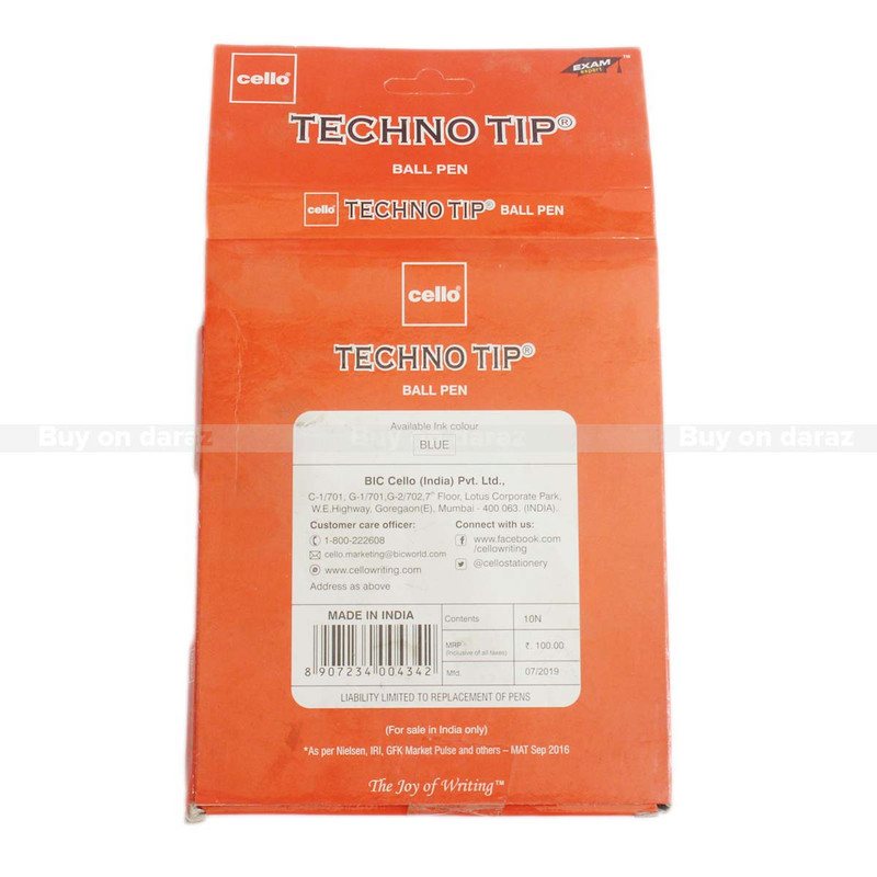Cello Techno Tip Ball Pen Blue Color Packet | Daraz.com.np