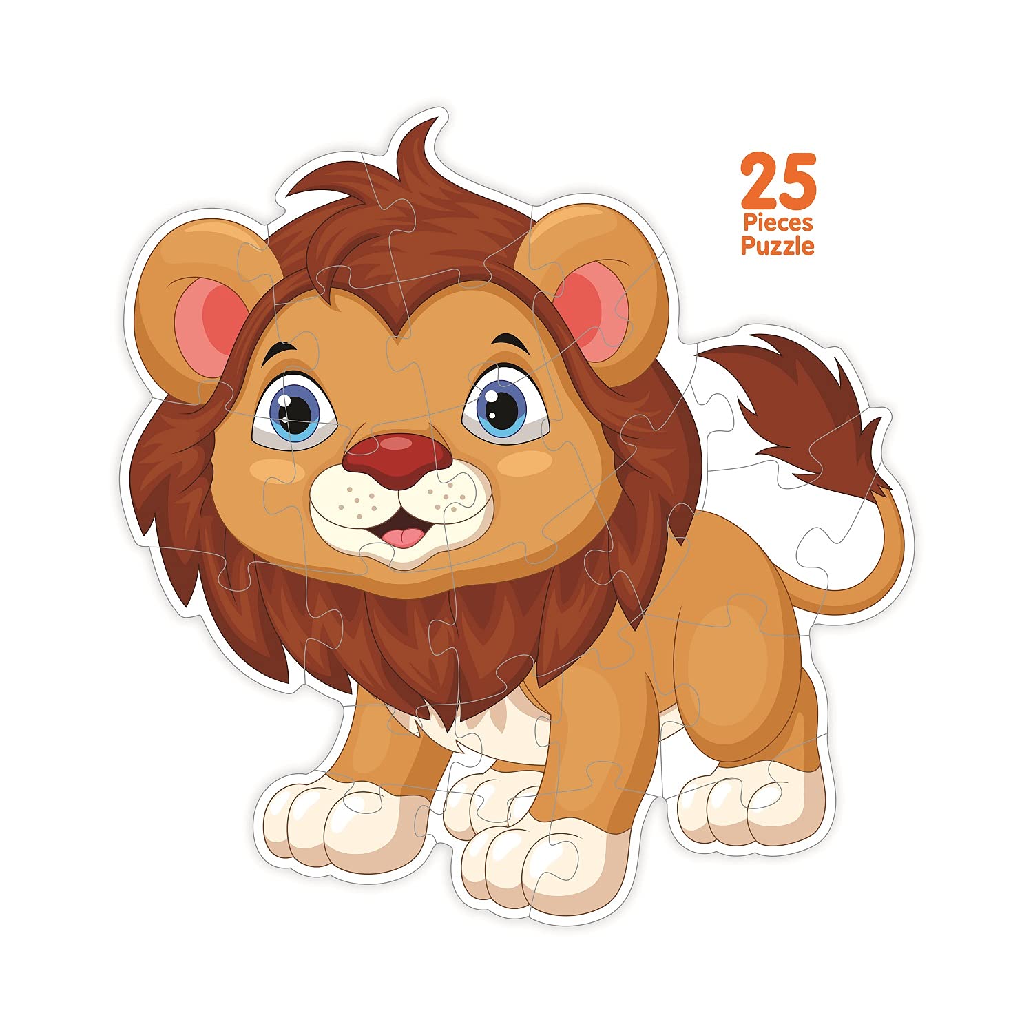 Ratna’s My First Big Puzzle Lion - Big Floor Jigsaw Puzzle with An ...